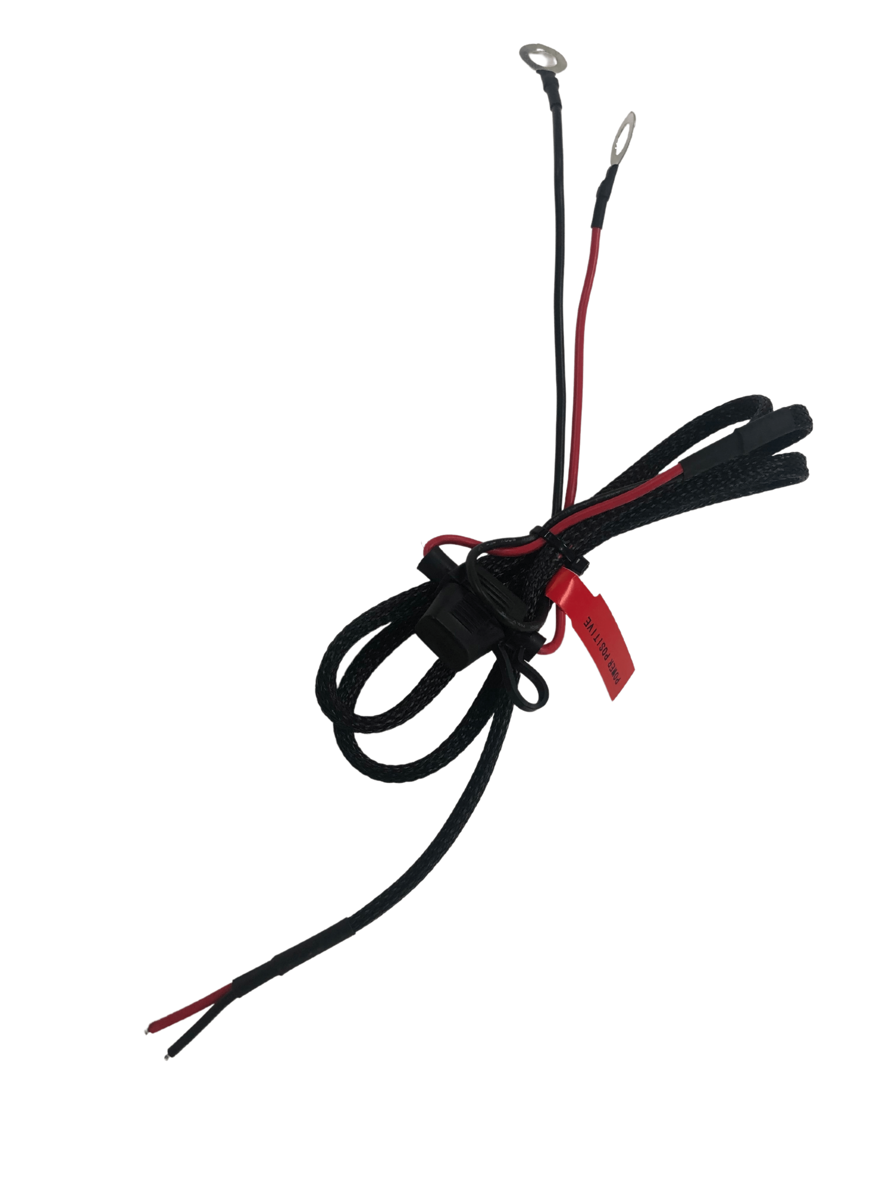 Positive/Negative Terminal Leads W/ Inline Fuse